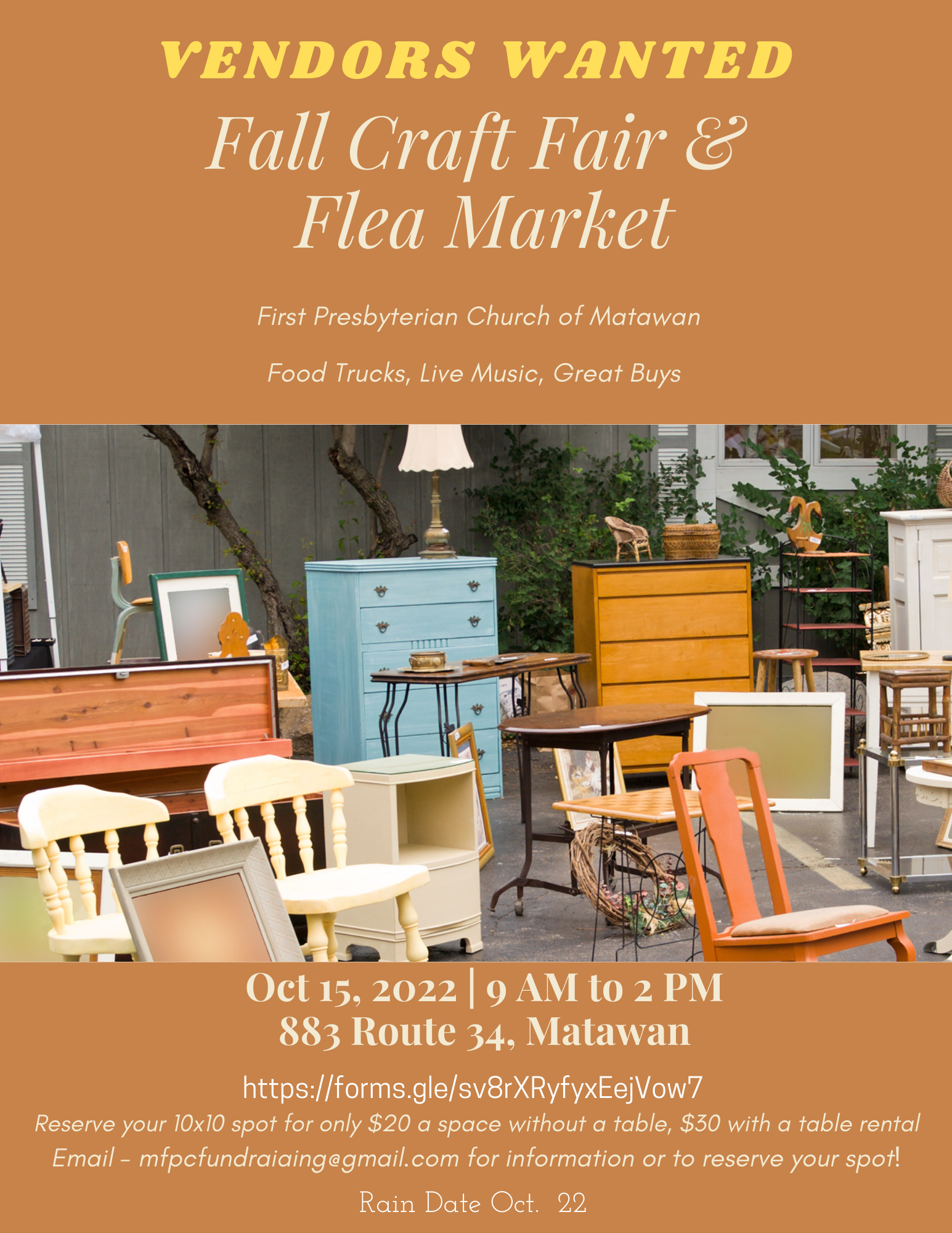 Fall Craft Fair & Flea Market - First Presbyterian Church Matawan, NJ